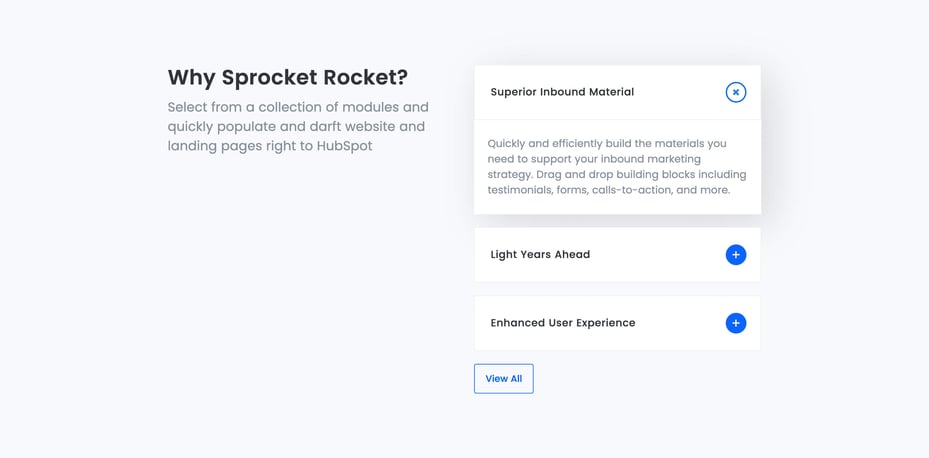 SR Tabs Accordion 01 🚀 Sprocket Rocket Documentation