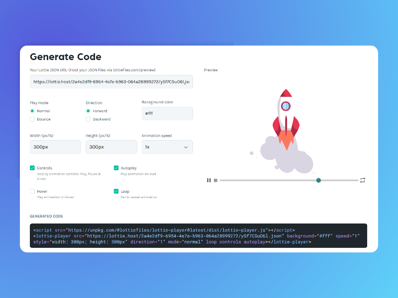 Using LottieFiles 🚀 Sprocket Rocket Documentation