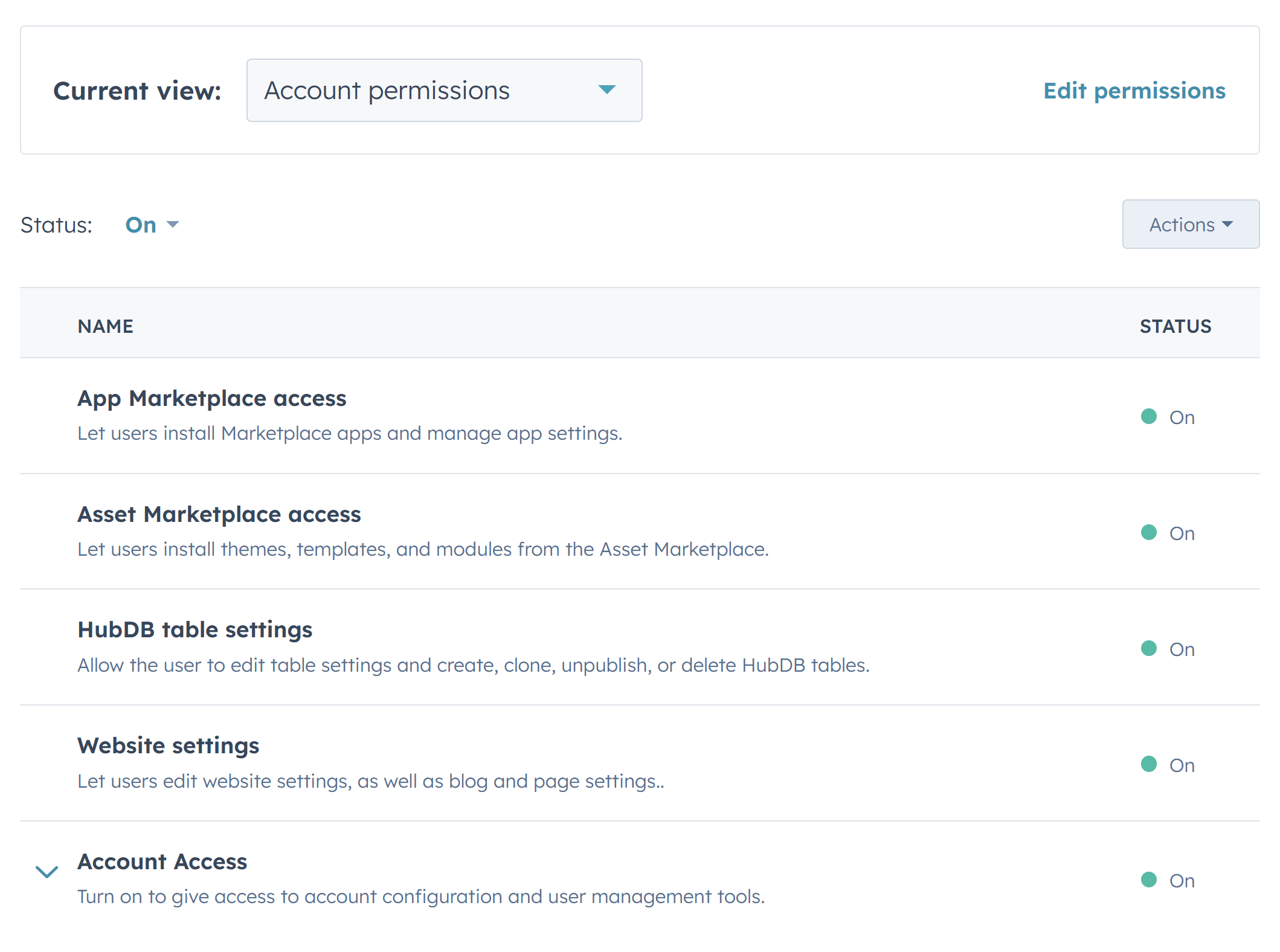 HubSpot Permissions 🚀 Sprocket Rocket Documentation